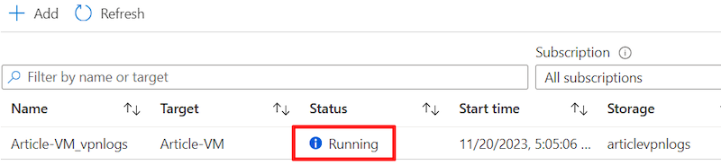 Packet Capture Feature in Azure Packet Capture Feature in Azure